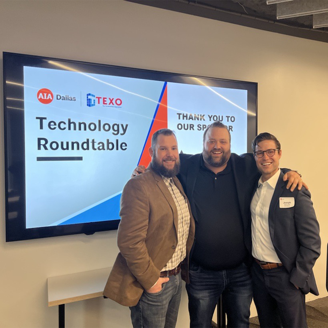 RO'S CIO, TODD WYNNE, PRESENTS AT AIA/TEXO TECHNOLOGY ROUNDTABLE